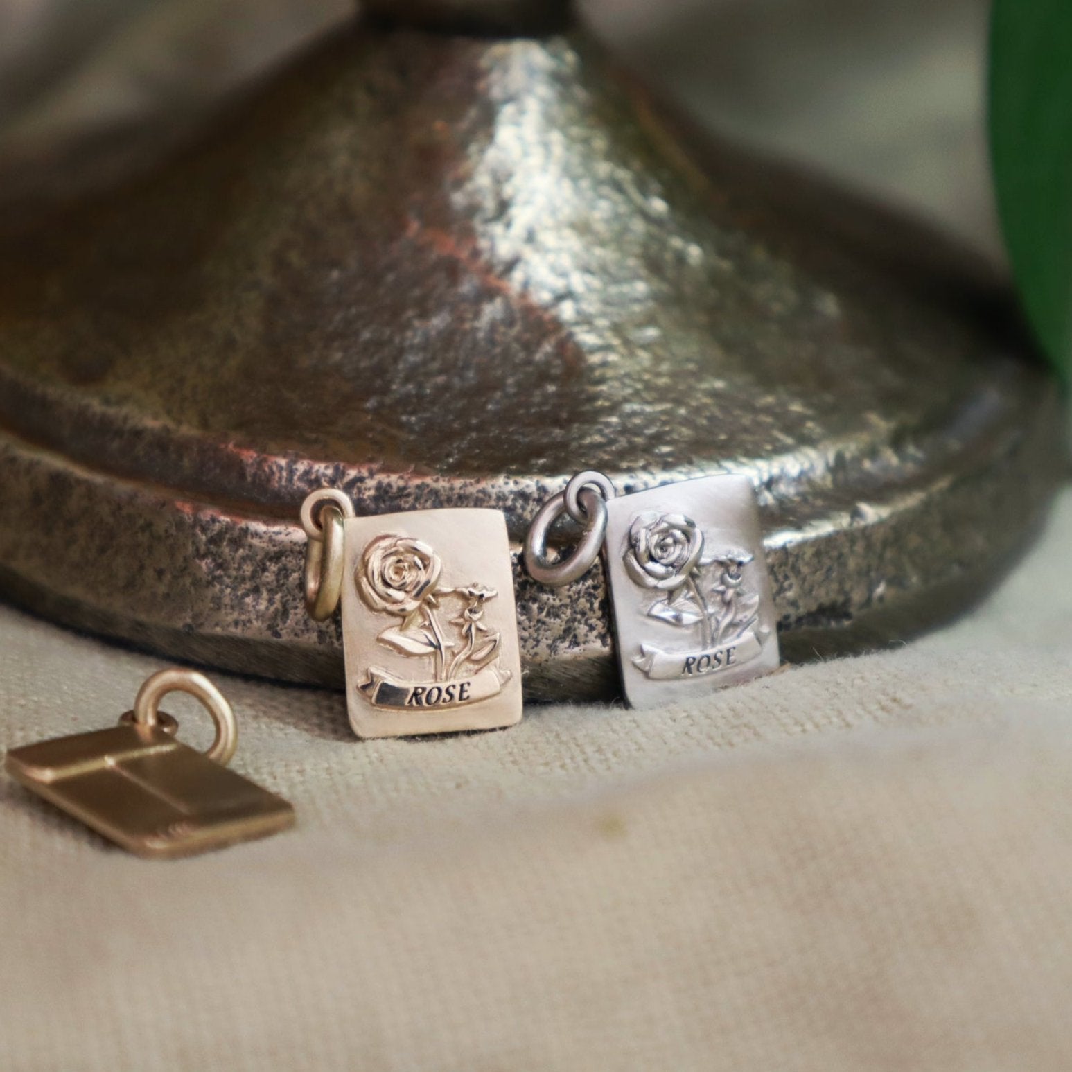 Golden Seed Packet Pendant- Birth Flower – Ellie Lee Fine Jewelry