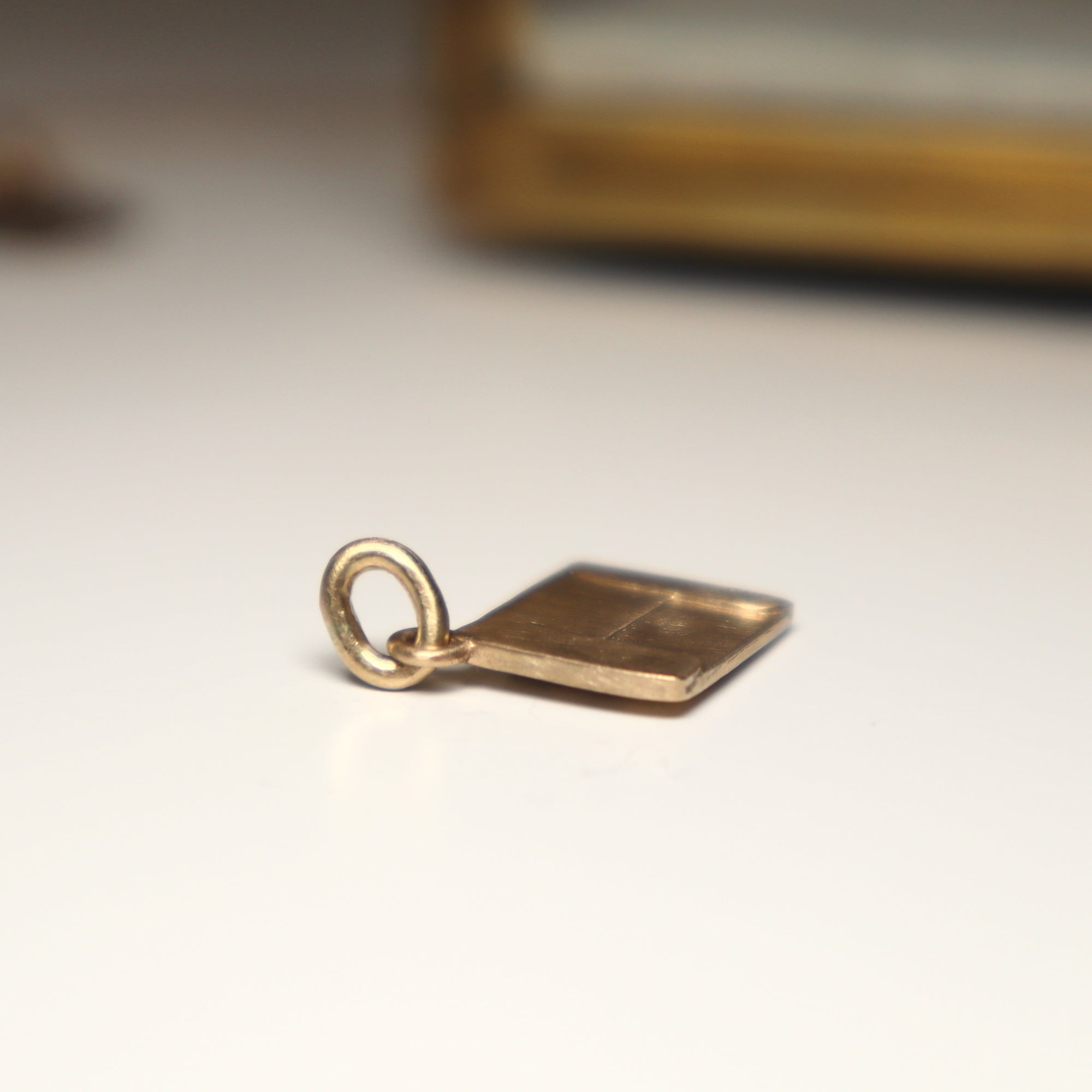 Golden Seed Packet Pendant- Birth Flower – Ellie Lee Fine Jewelry
